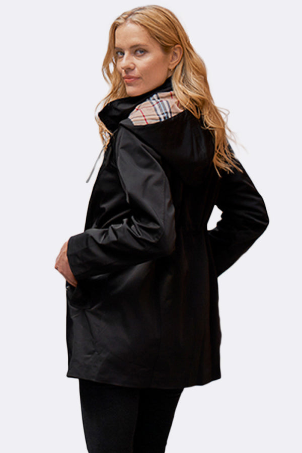 Elegant Plaid Raincoat Windbreaker | Windbreaker Jacket– The WJacket
